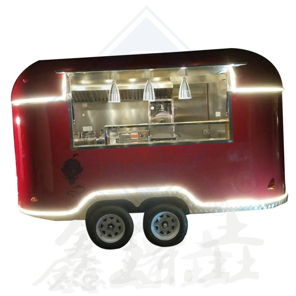 Wholesale Food truck trailer for sale using food serving kitchen cart ...